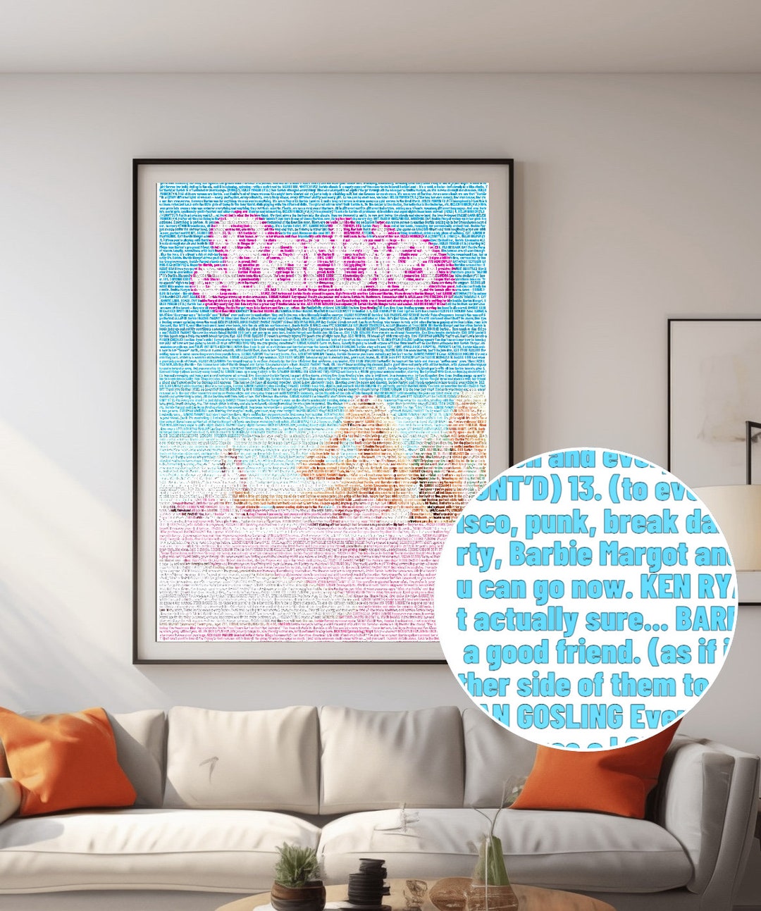Barbie Movie Script Poster - Etsy