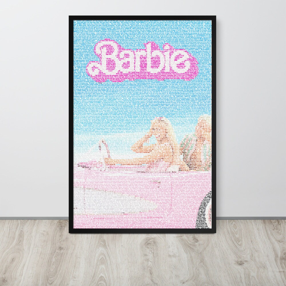 Barbie Movie Script Poster - Etsy