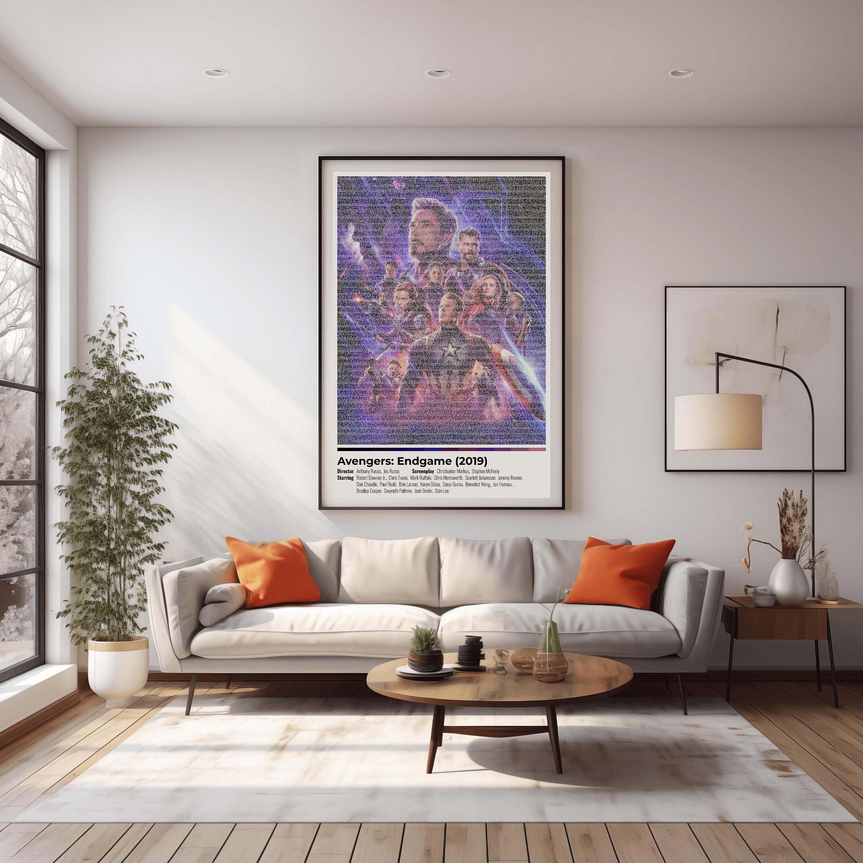 Avengers: Endgame Movie Script Poster Unique Art Gift, for Film Lovers ...