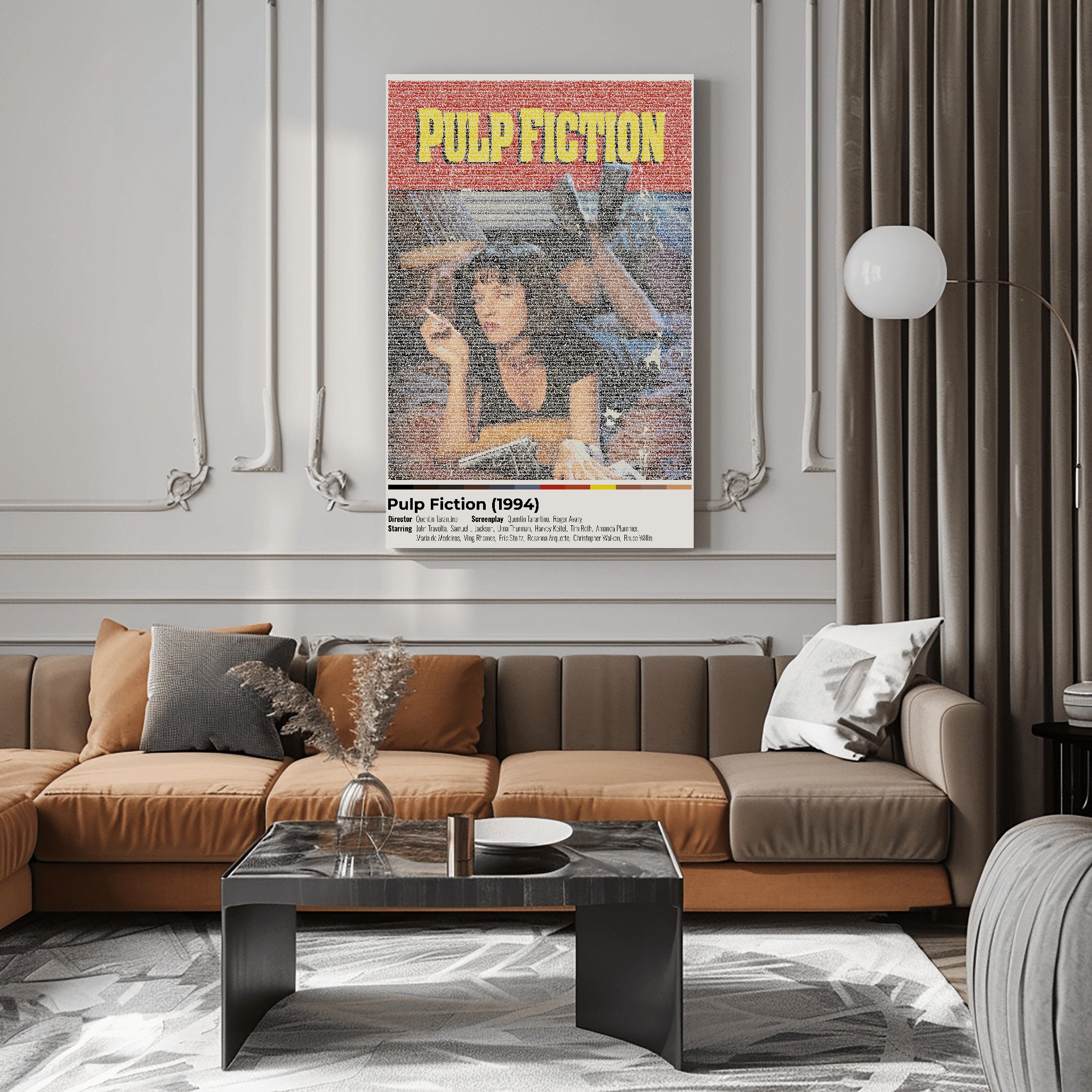 Pulp Fiction Movie Script Poster Unique Art Gift, for Film Lovers - Etsy
