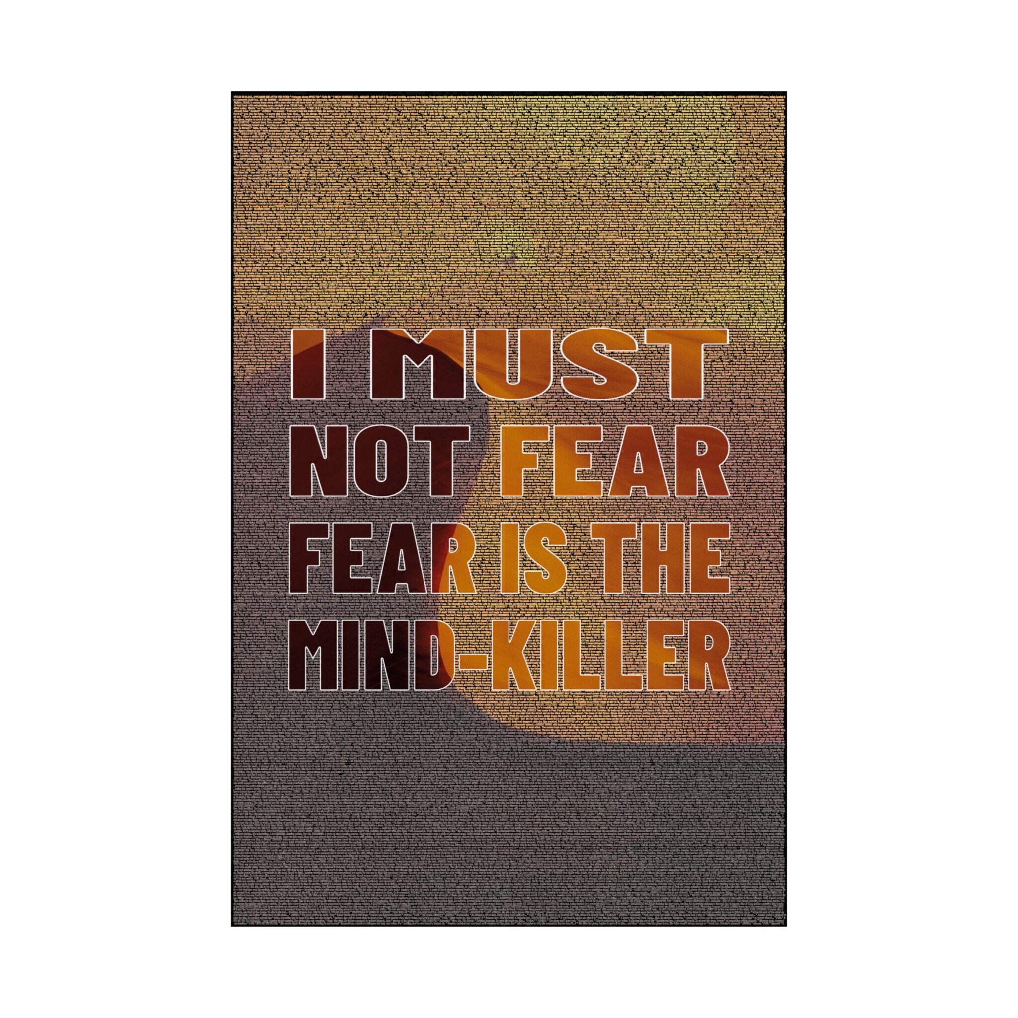 Dune Part 1 Full Movie Script Quote Poster - Etsy