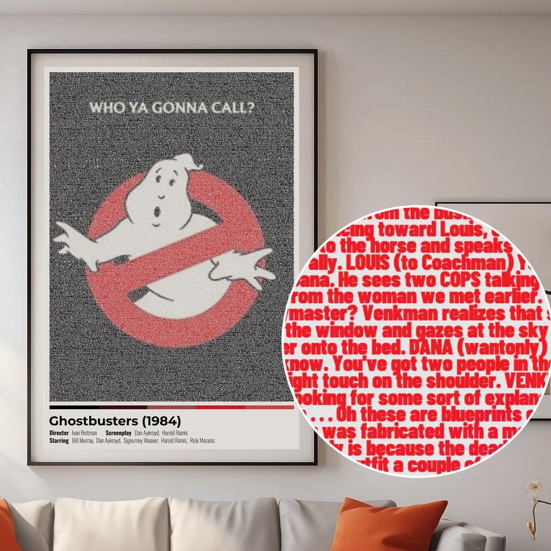 Movie Script Print - Etsy