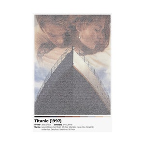 Titanic Movie Script Poster - Unique Art Gift, for Film Lovers - Etsy