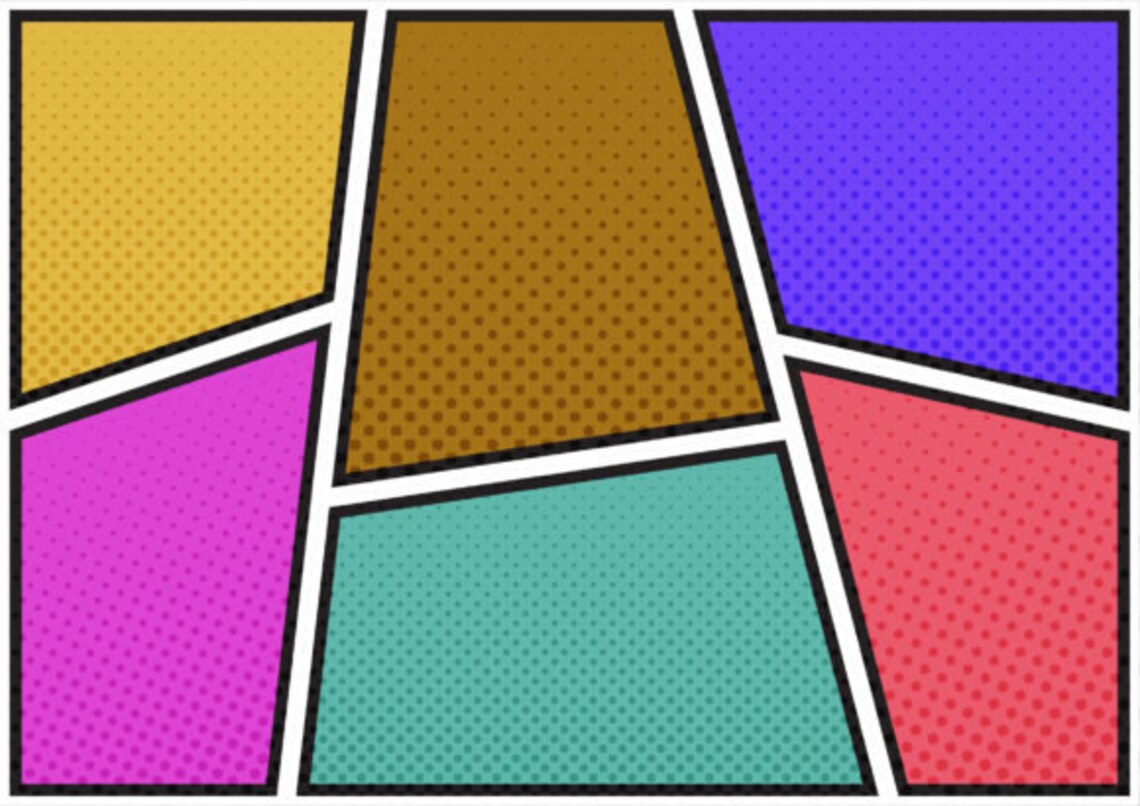 PRINTABLE Comic Background INSTANT DOWNLOAD - Etsy