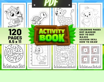 Printable Instant Downland Mermaid Toddler Workbook: Dot to Dot Dot ...