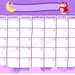 Animal Celeste the Owl Printable Calendar, Printable Calendar ...