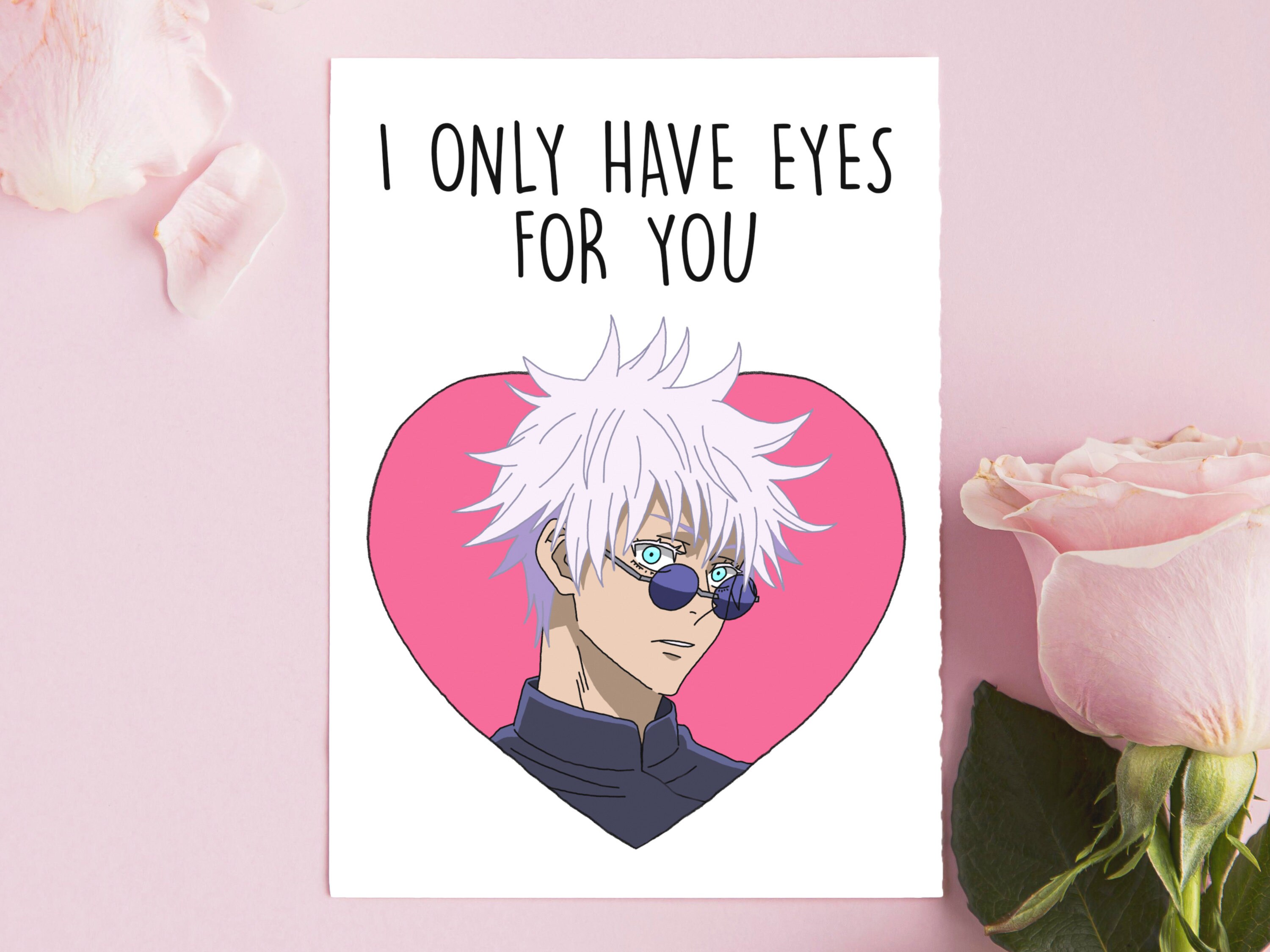 Anime Anniversary Card, Printable Anniversary Card, Anime Valentine ...