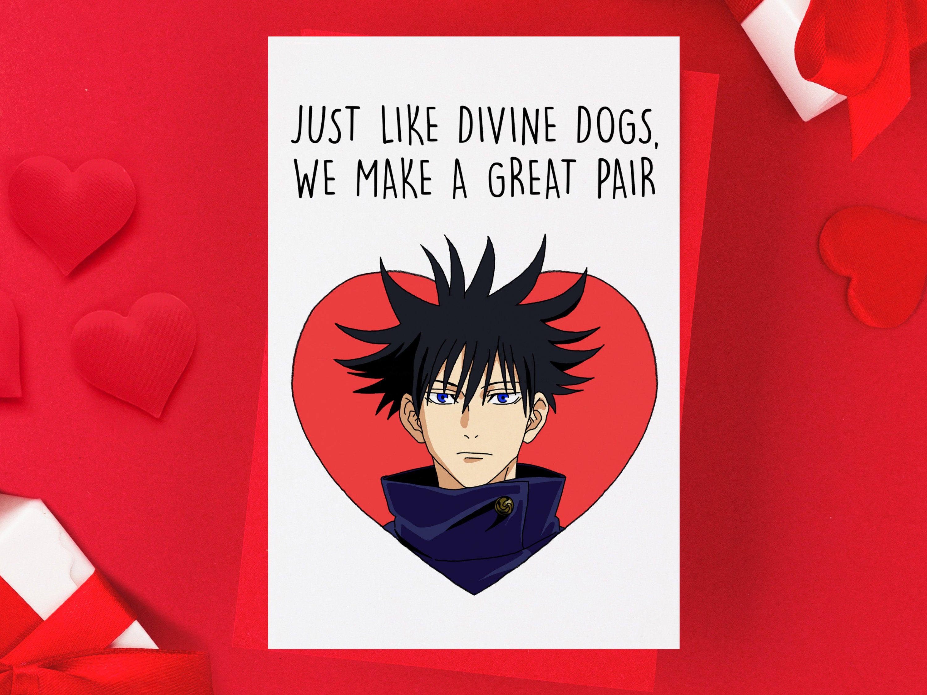 Anime Anniversary Card, Printable Anniversary Card, Anime Valentine ...