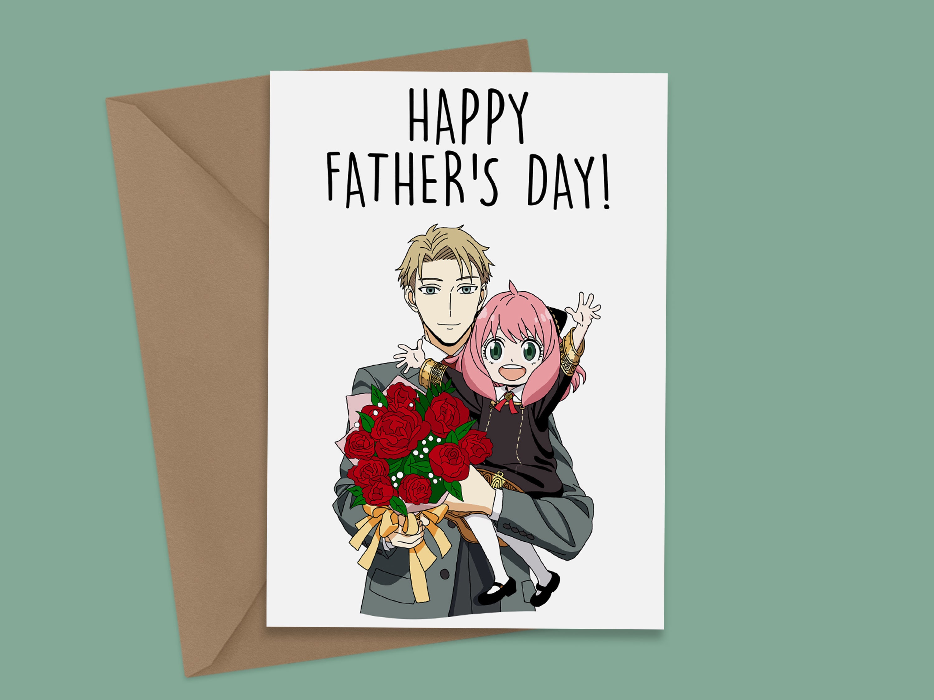 Anime Fathers Day Cards