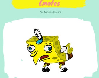 Spongebob Emotes | Etsy