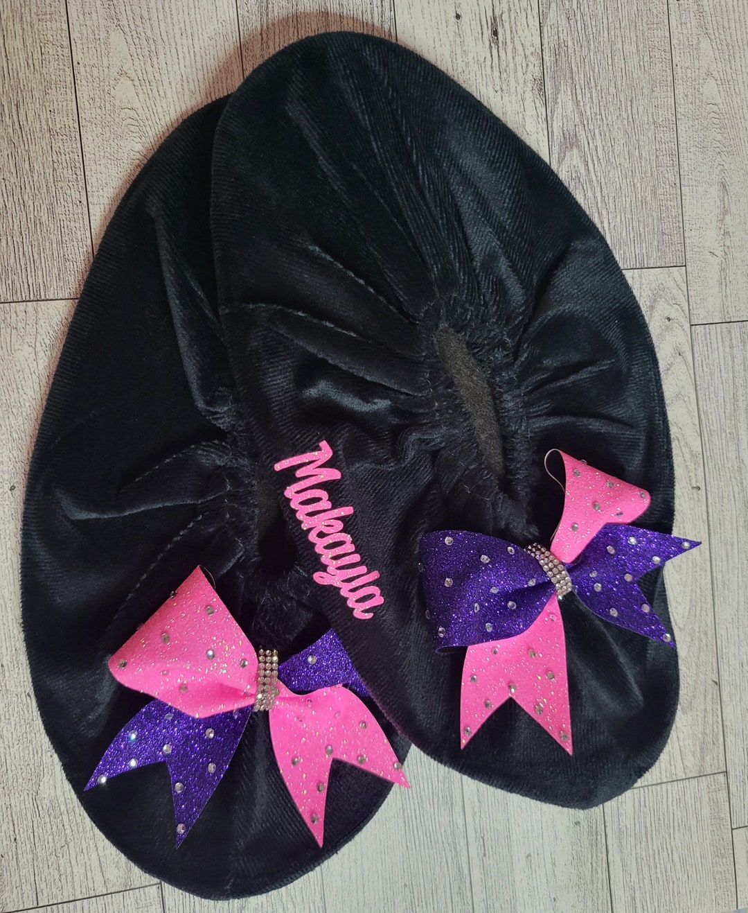 Custom Cheer and Dance Shoe Covers With Bows - Etsy