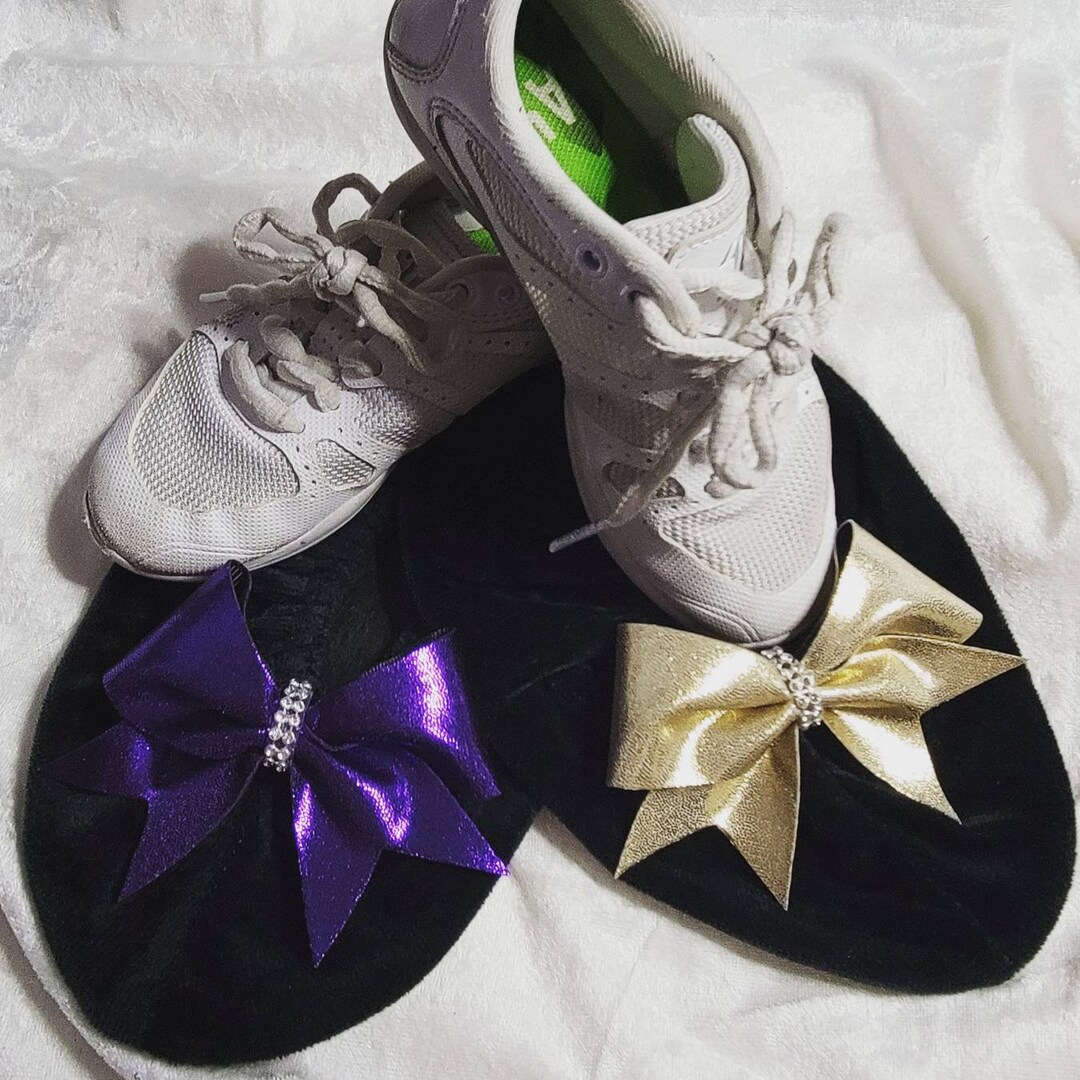 Cheer Dance Tumbling Shoe Cover With Bows - Etsy