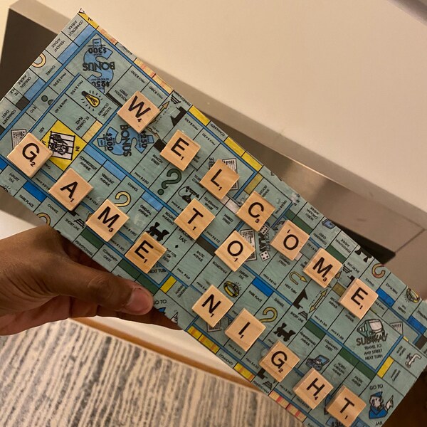 Welcome to Game Night Sign - Etsy