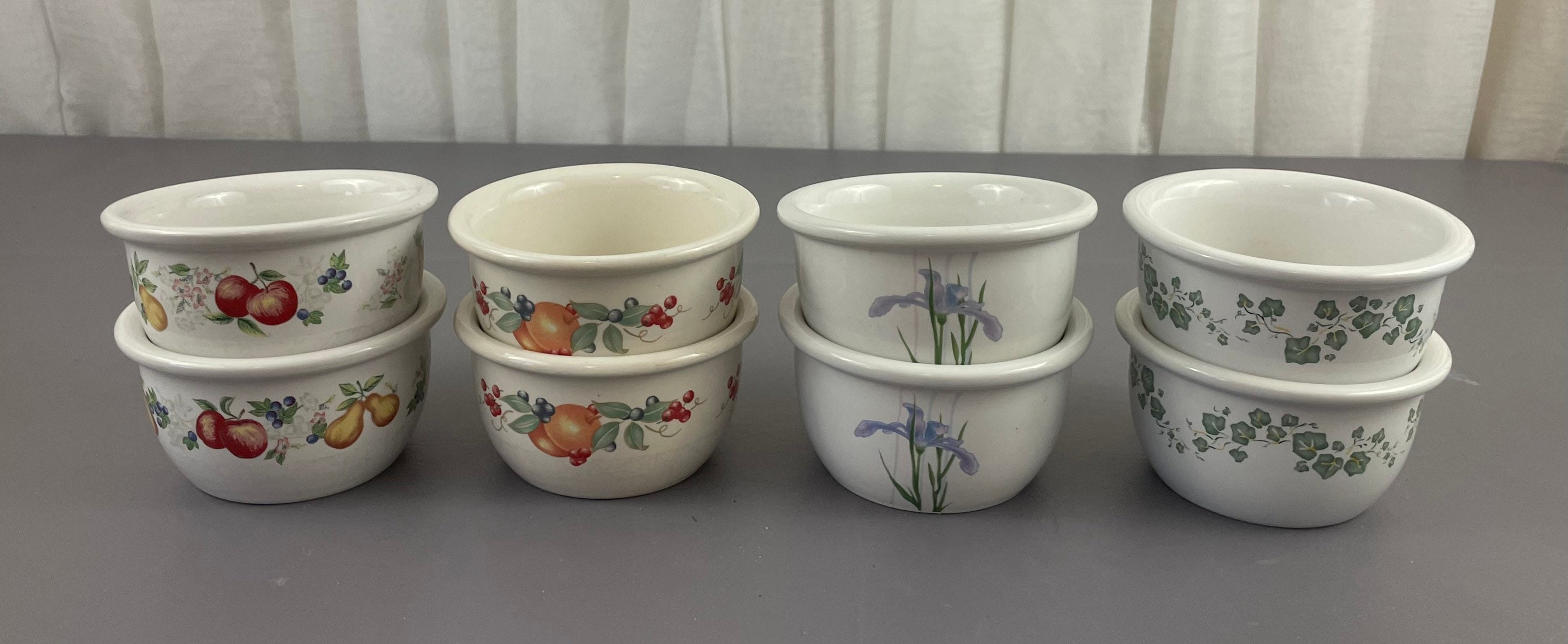 Corelle Coordinates Stoneware Ramekins Sets, Patterns Callaway Ivy ...