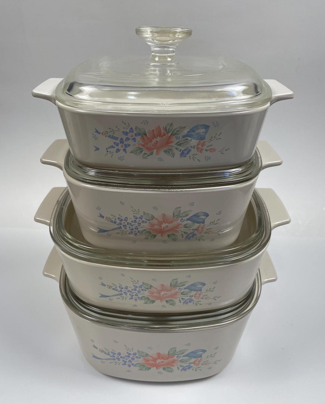 Corning Ware Symphony 1L , 1.5L, 2L and 3L Casserole Dishes - Vintage ...