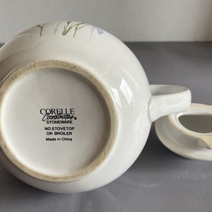 Corelle Coordinates Shadow Iris Teapots Vintage - Etsy