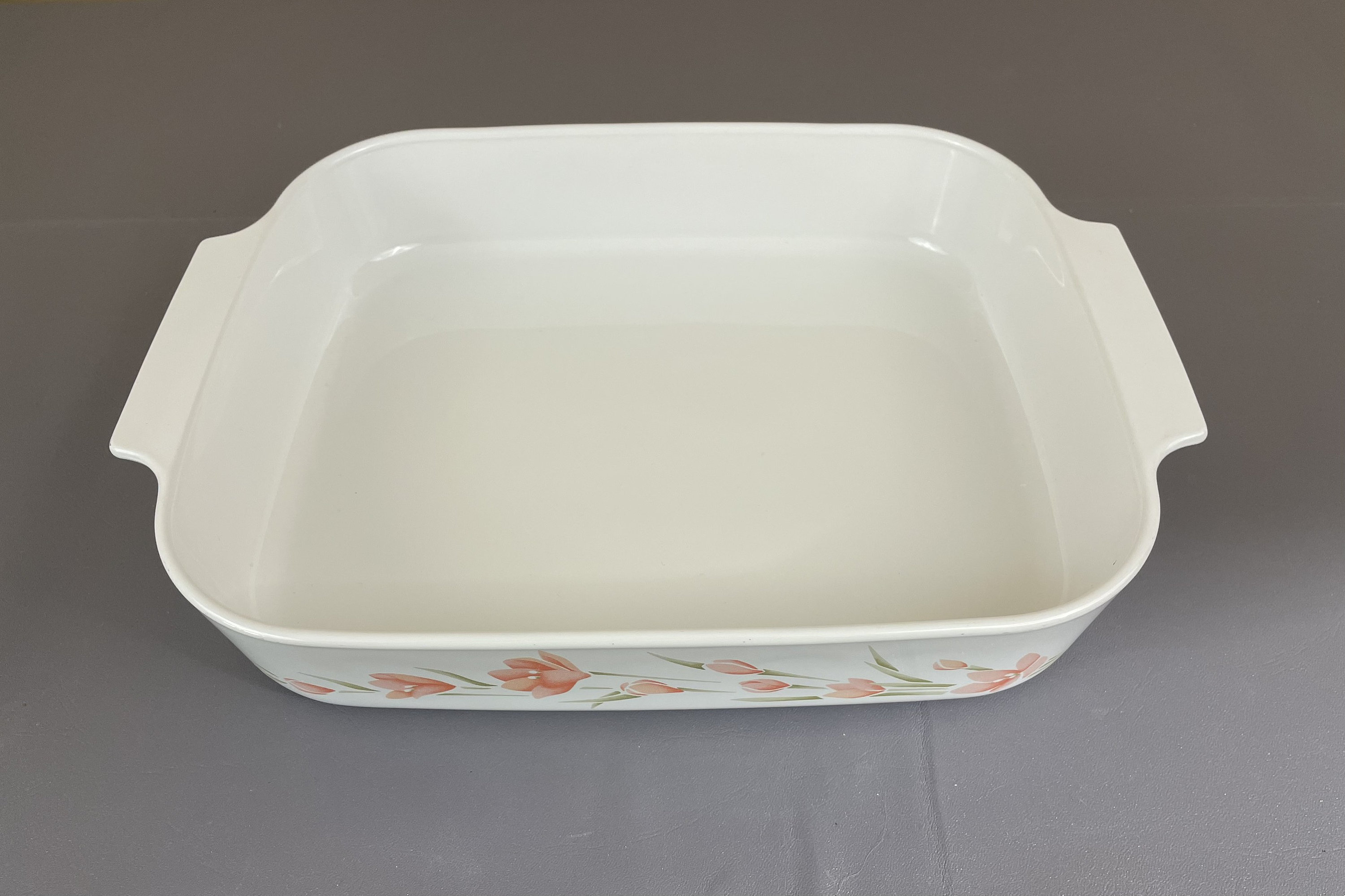 Corning Ware in Peach Floral Pattern Casseroles With Glass - Etsy
