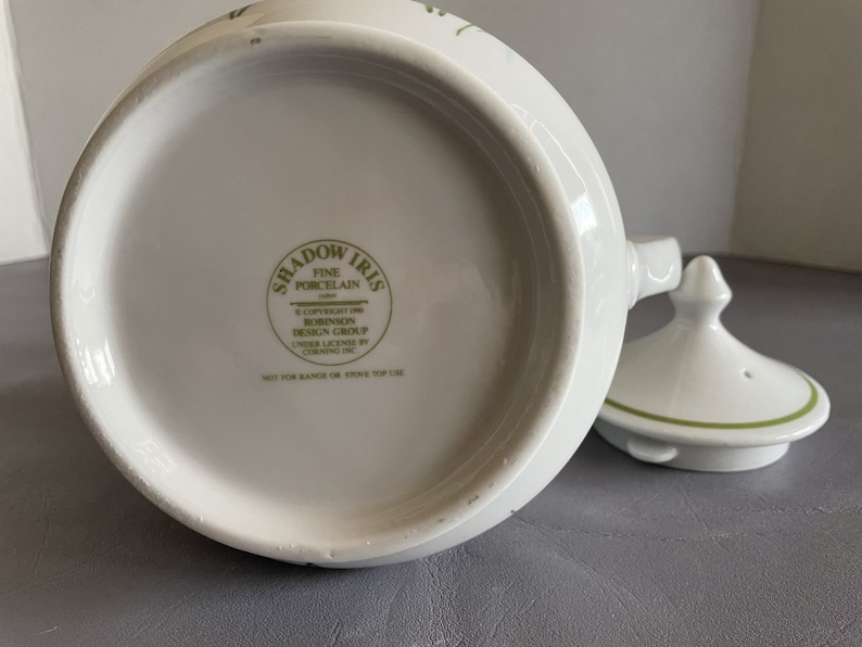 Corelle Coordinates Shadow Iris Teapots Vintage - Etsy