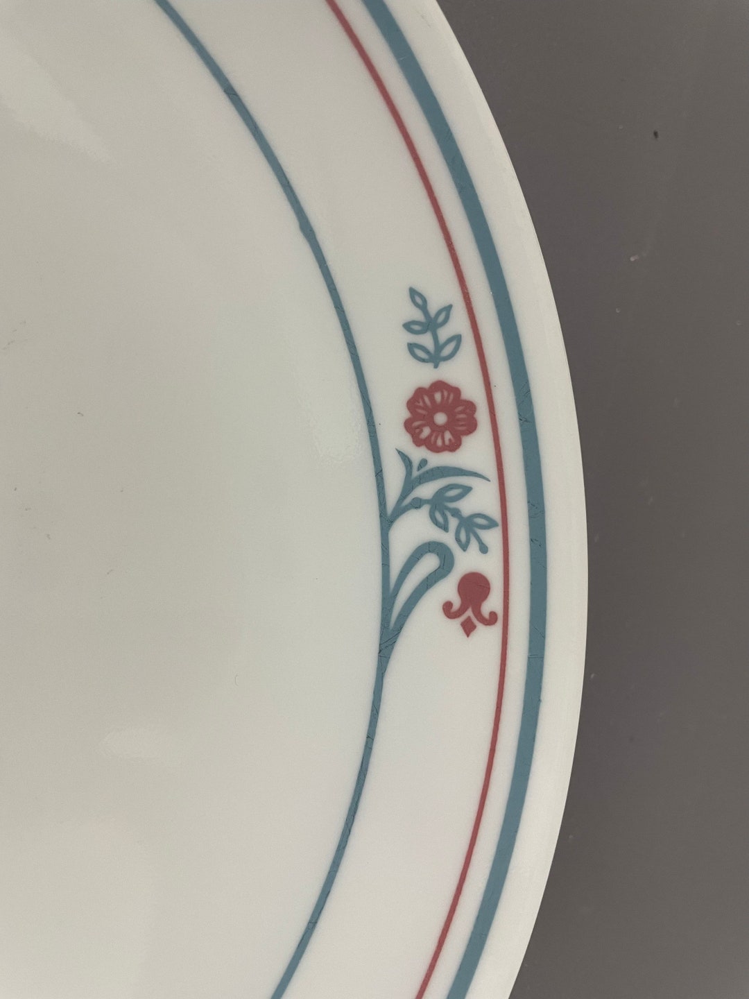 Set of 4 Corning Corelle Prinston Dinner Plates - Etsy