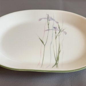 Corelle Shadow Iris Oval Serving Platter - Etsy Canada