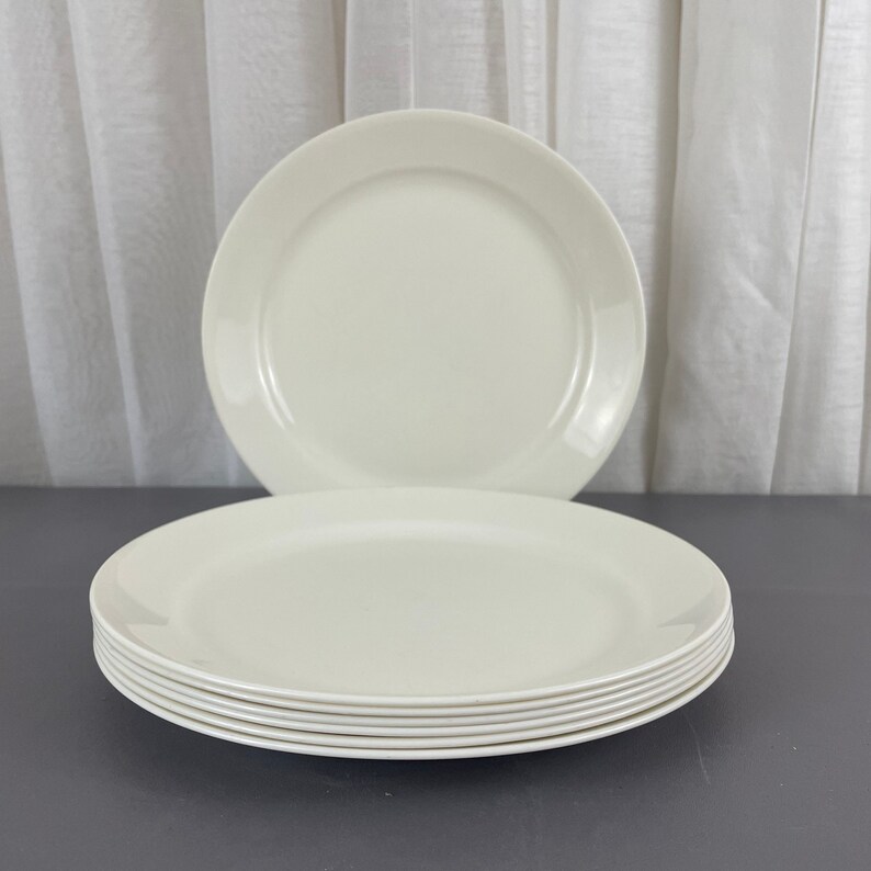 Set of 7 Corelle Sandstone Rimmed Dinner Plates 10 1/4 - Etsy