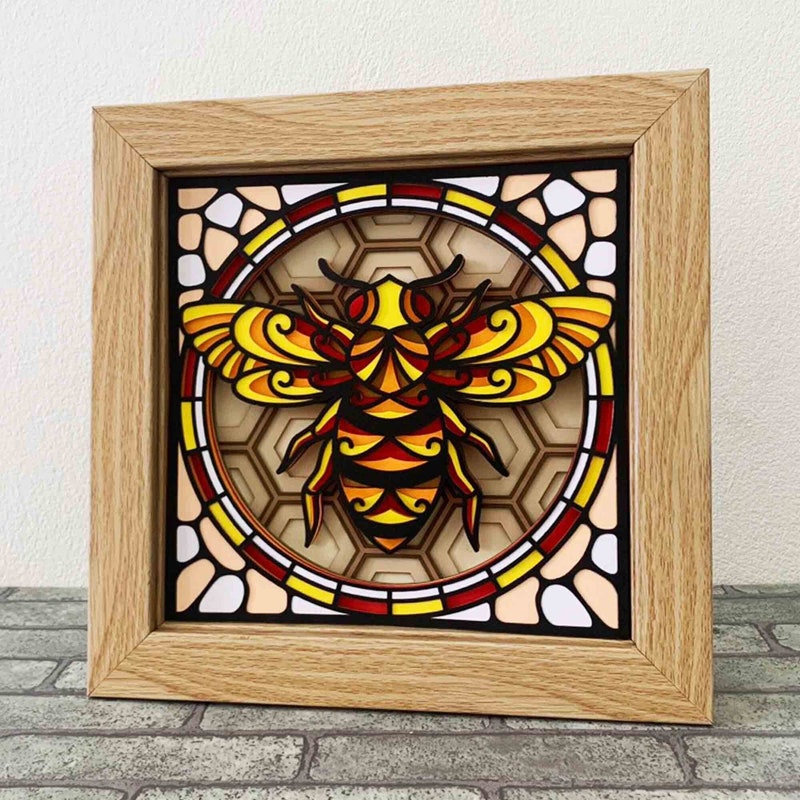 Bee Shadow Box - Etsy
