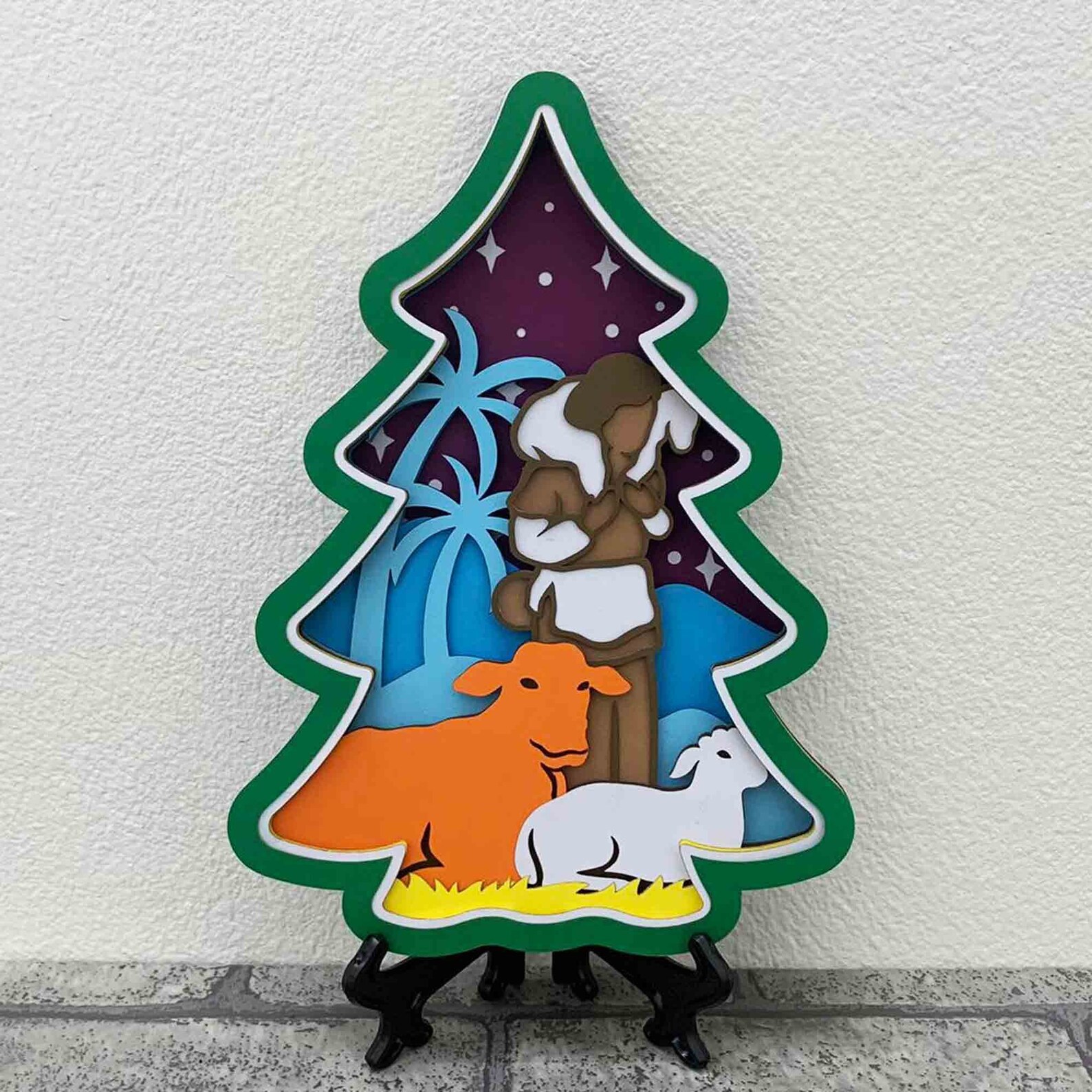 3D Nativity Scene SVG Bundle/ Nativity 3D Cardstock/ Christmas - Etsy