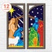 Self Standing 3D Nativity SVG Bundle/ Nativity 3D Cardstock/ Christmas ...