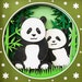 3D Panda Shadow Box SVG/ Panda 3D Layer Cardstock/ Panda Couple SVG ...