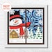 3D Santa Window Shadow Box SVG/ Winter Window Scene/ Christmas Starry ...