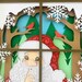 3D Santa at the Window Shadow Box SVG/ Christmas Home Decoration/ Santa ...