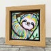 Sloth 3D Layered SVG for Cardstock/ Colorful Sloth Multilayer Cardstock ...