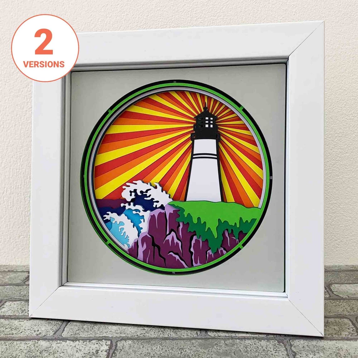 Lighthouse 3D Layered SVG/ Lighthouse Multilayer SVG/ - Etsy