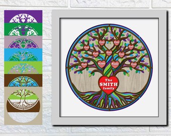 Shadow Box Svg Family History - Etsy