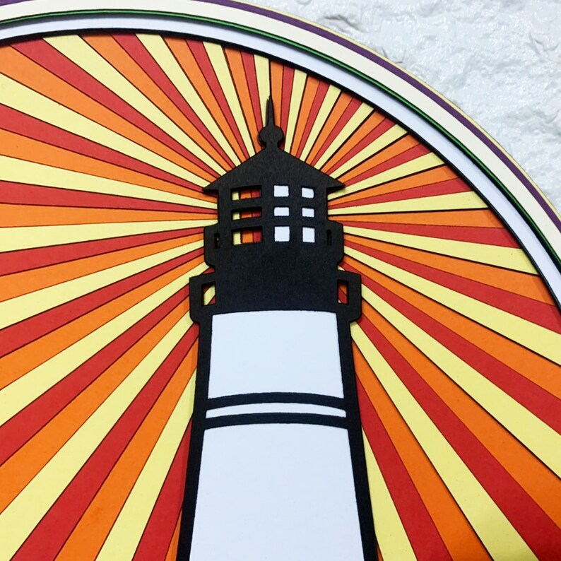 Lighthouse 3D Layered SVG/ Lighthouse Multilayer SVG/ | Etsy