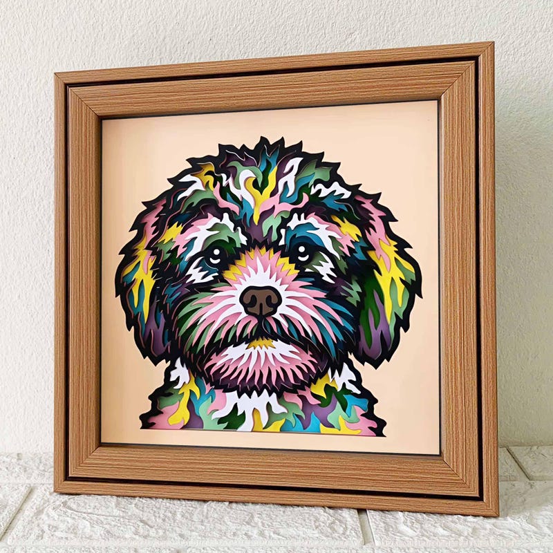 Dog Memorial Shadow Box - Etsy