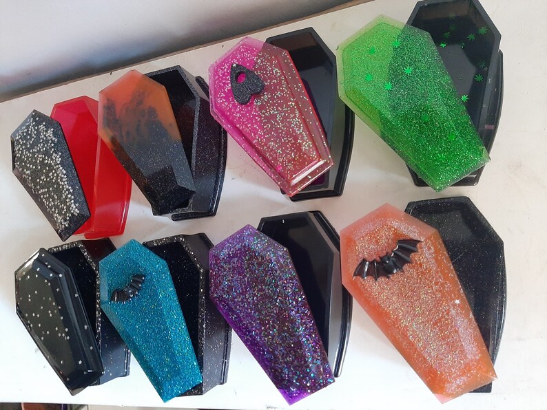Resin Coffin Box - Etsy