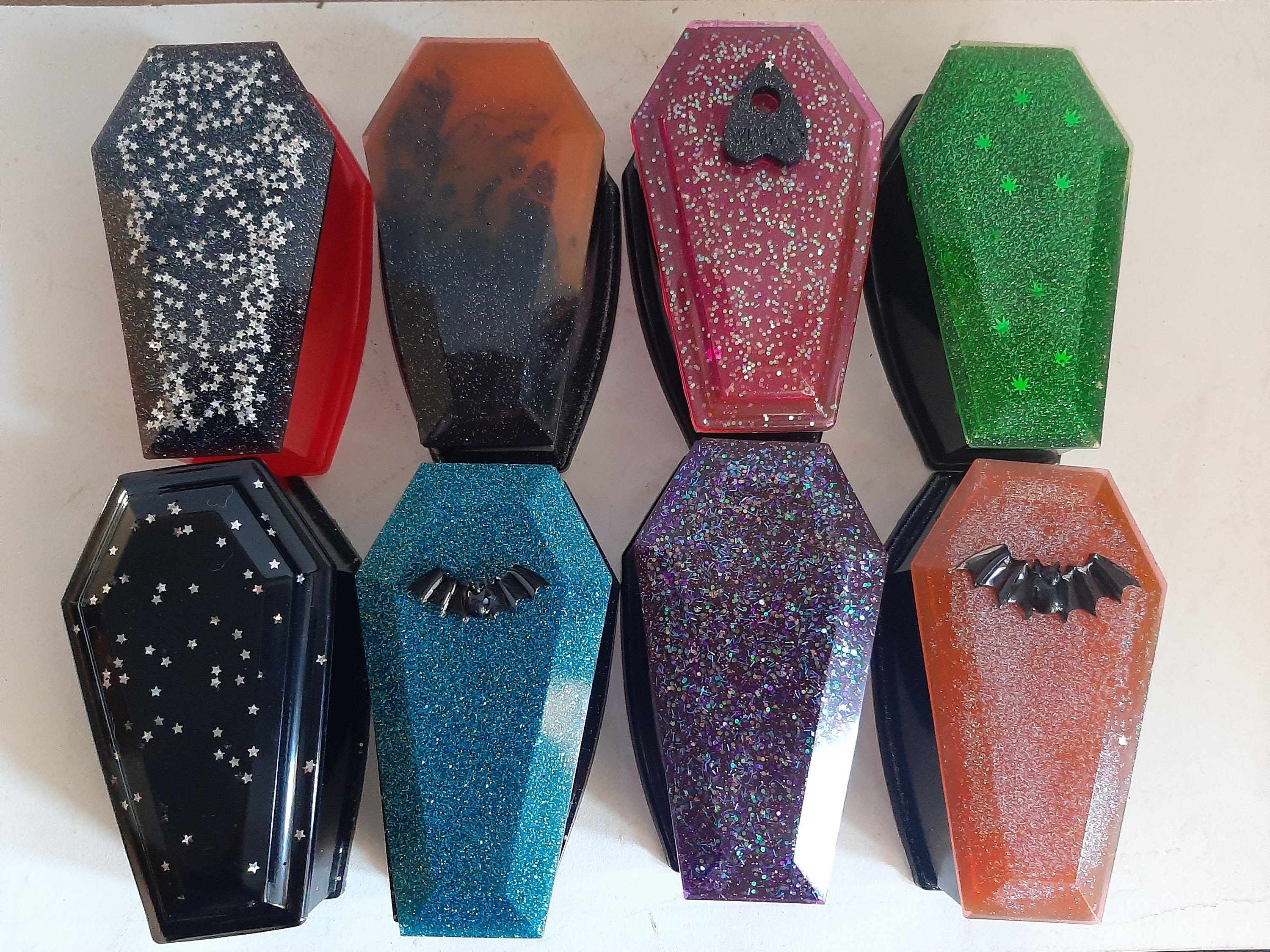 Resin Coffin Box - Etsy
