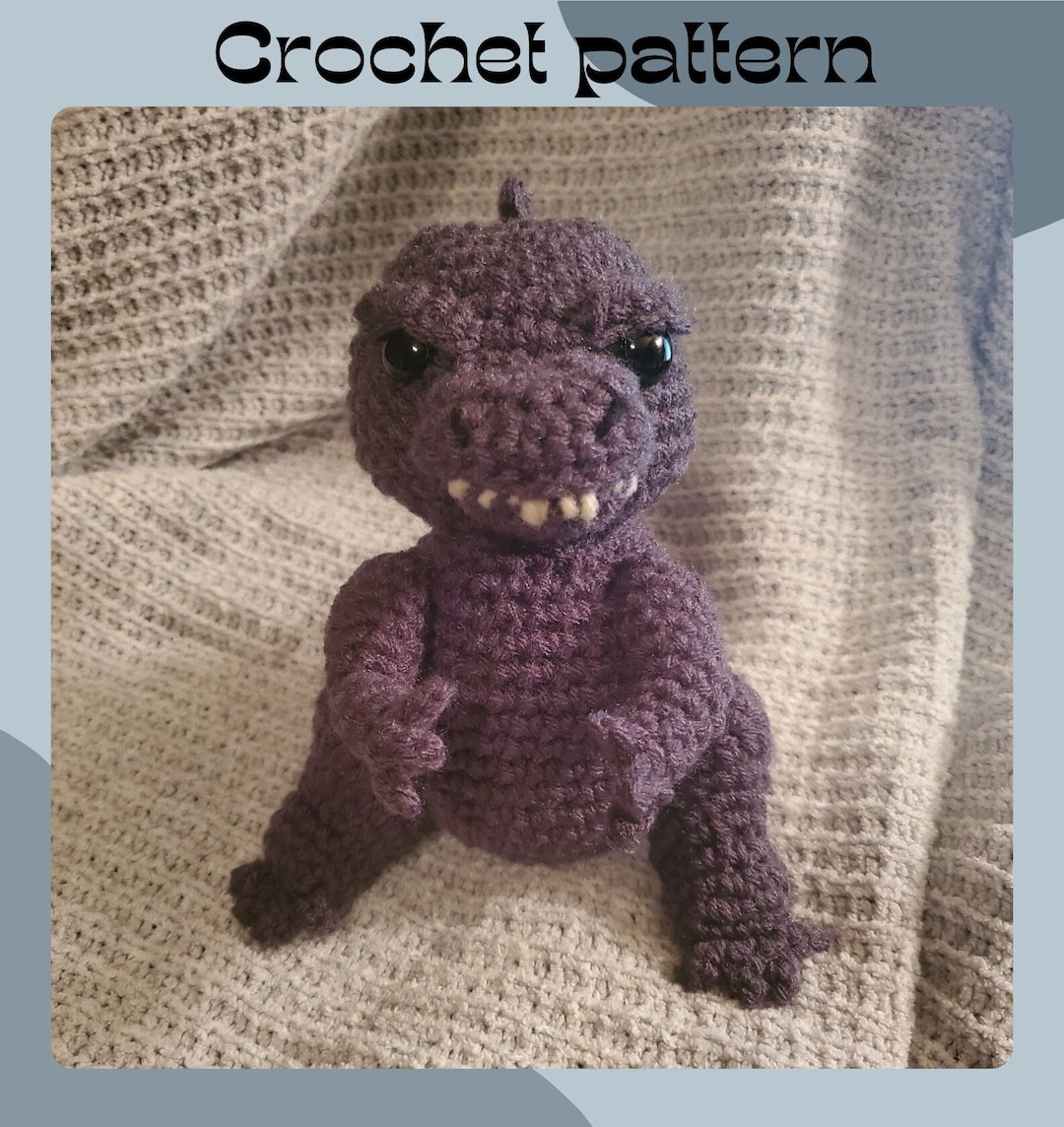 Godzilla Inspired | | Amigurumi Crochet Pattern ONLY - Etsy