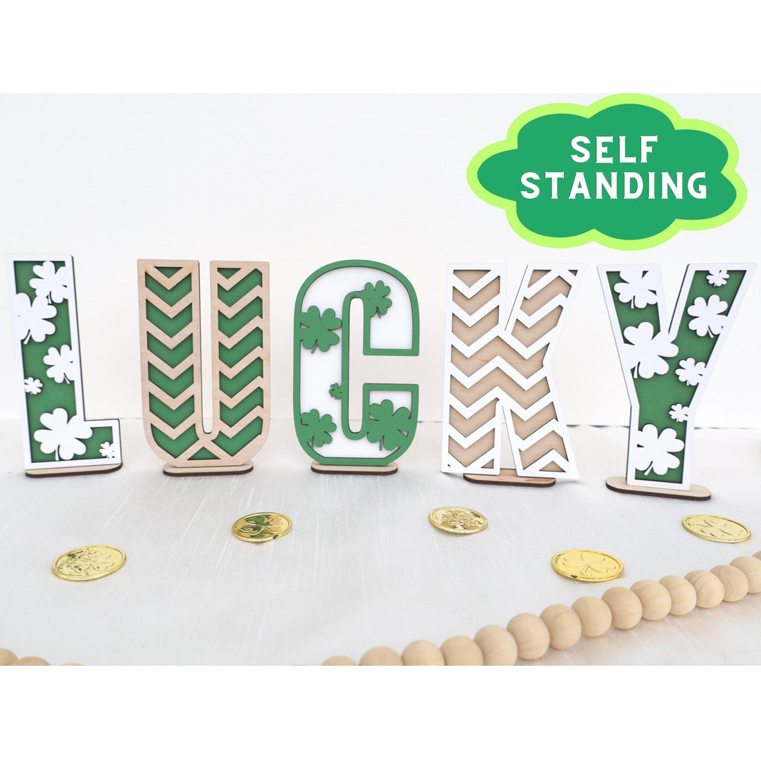 St Patricks Day Sign, Saint Patricks Day Decor, Holiday Decor, Lucky ...