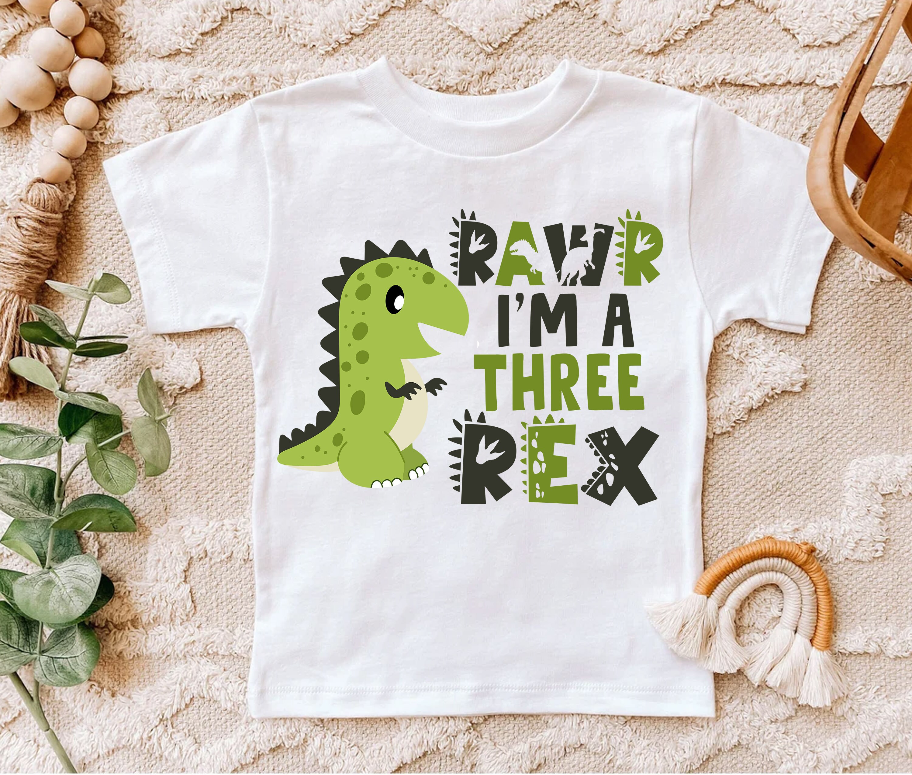 Boy Dinosaur PNG File Three Rex Boy Birthday Boy Three Rex - Etsy