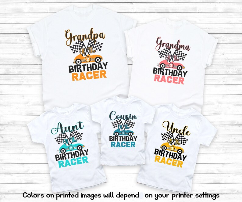 Race Car Family Bundle Race Car Png Race Car Birthday Party - Etsy