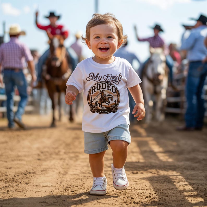 My First Rodeo Birthday PNG: Cowboy Western Theme (instant Download) - Etsy