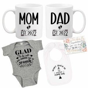 Pregnancy Gift Est 2022-new Parents Gifts-mommy and Daddy Est - Etsy