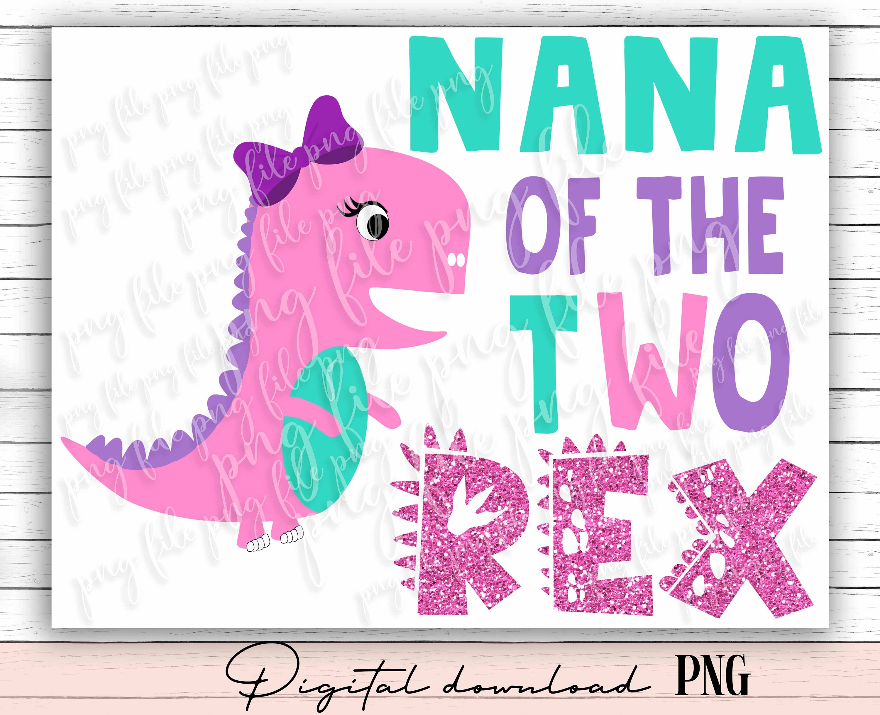 Family Saurus Bundle Png TWO Rex Png Nana Dinosaur Png - Etsy