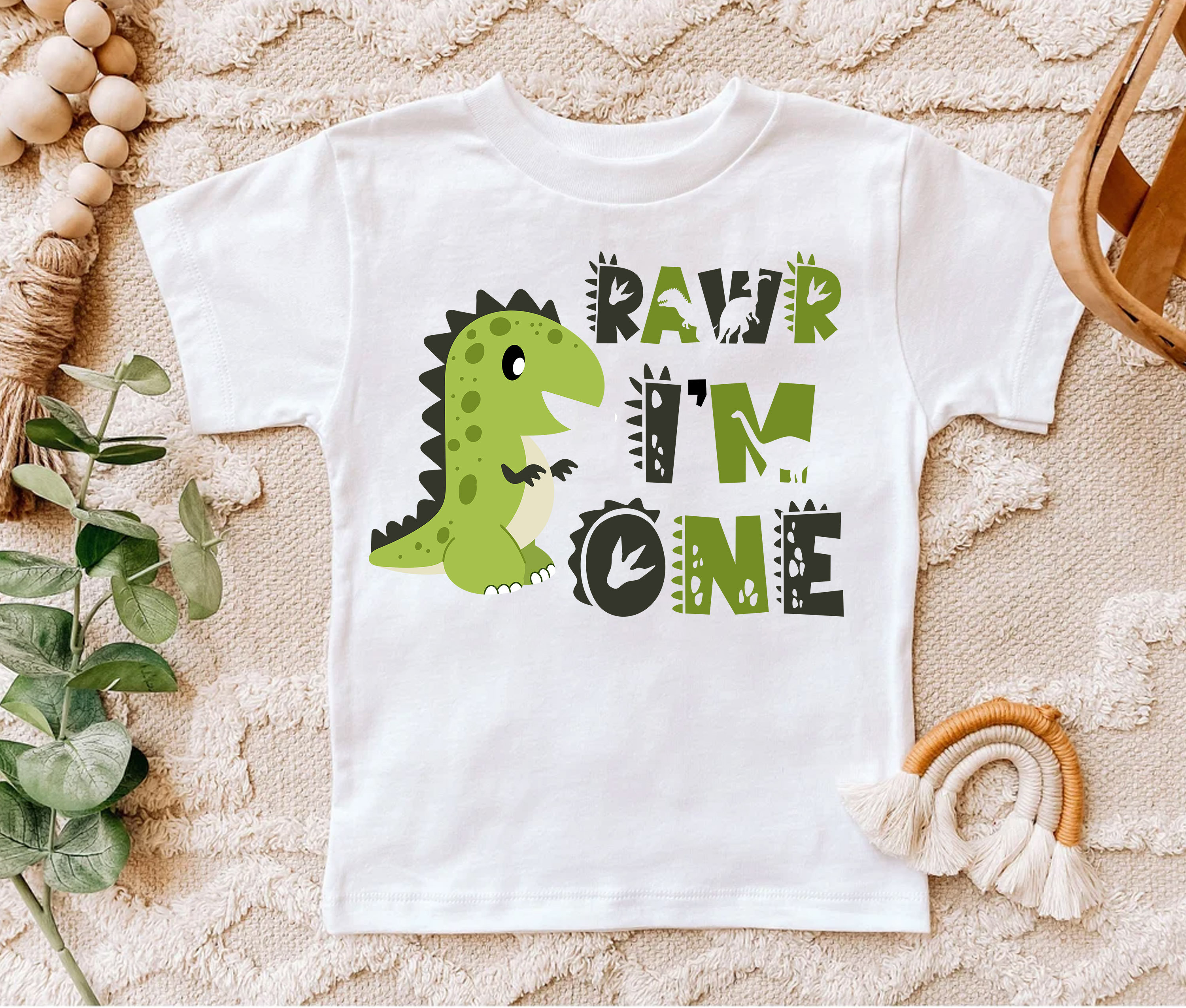 Rawr I'm One Dinosaur PNG File Oneasaurus Boy Birthday - Etsy