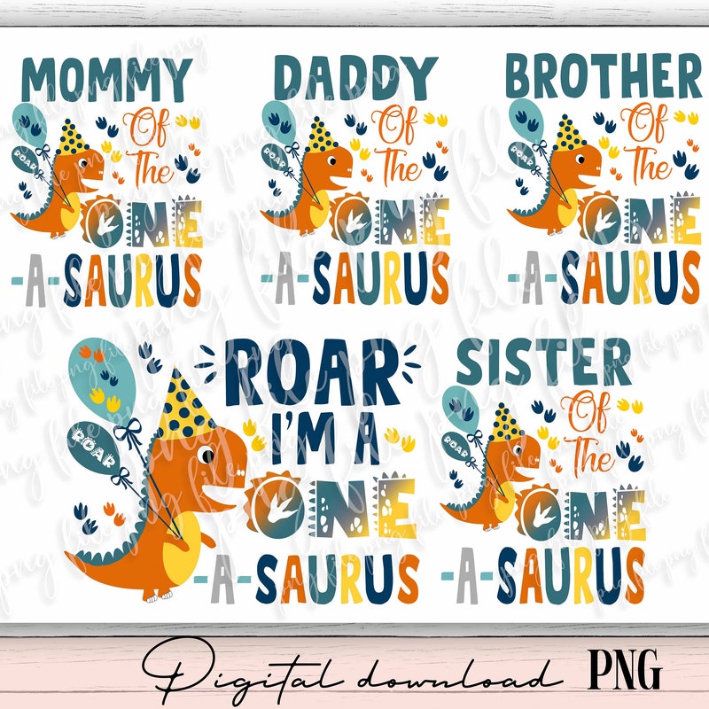Family Saurus Svg - Etsy