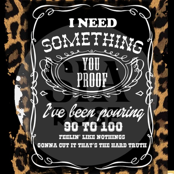 Morgan Wallen I Need Something You Proof Png - Etsy