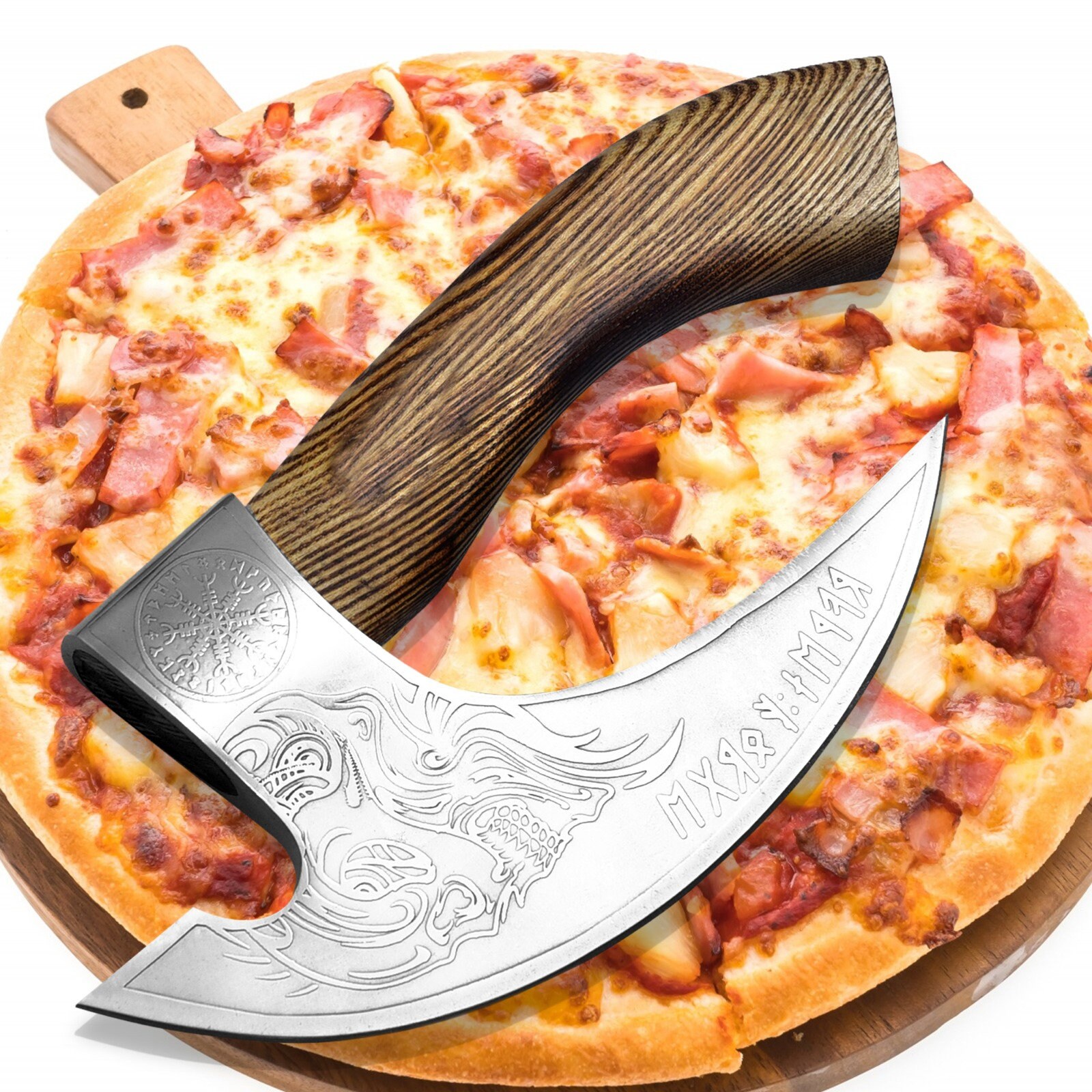 Viking Pizza Cutter Axe the Original Custom Hand Forged - Etsy