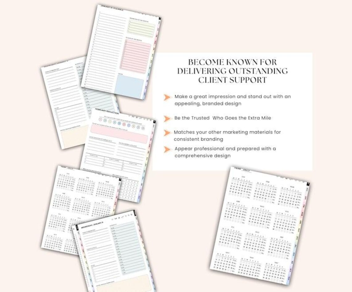 2025 - 2026 Digital Planner, Goodnotes Hyperlinked PLR MRR Digital ...